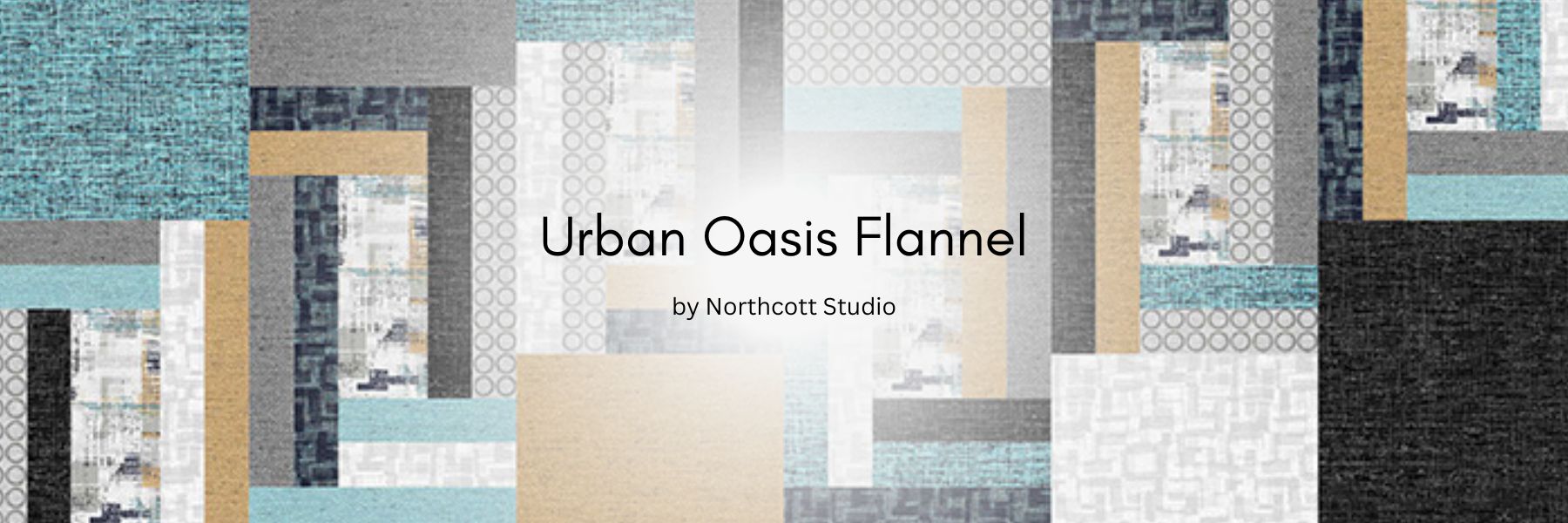 Urban Oasis Flannel by Northcott Studio
