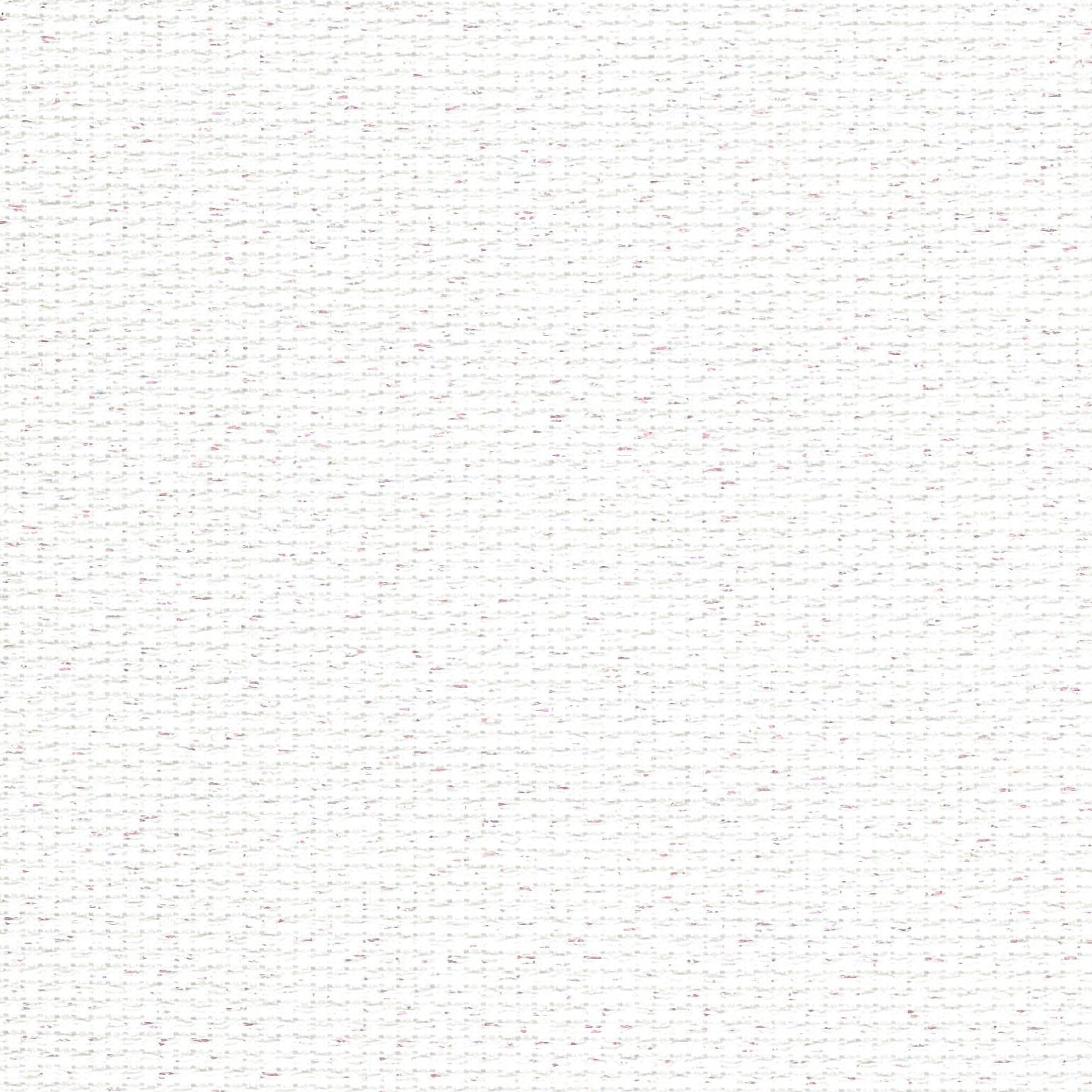 14 Count Aida White Opalescent Cross Stitch Fabric Cloth by Zweigart