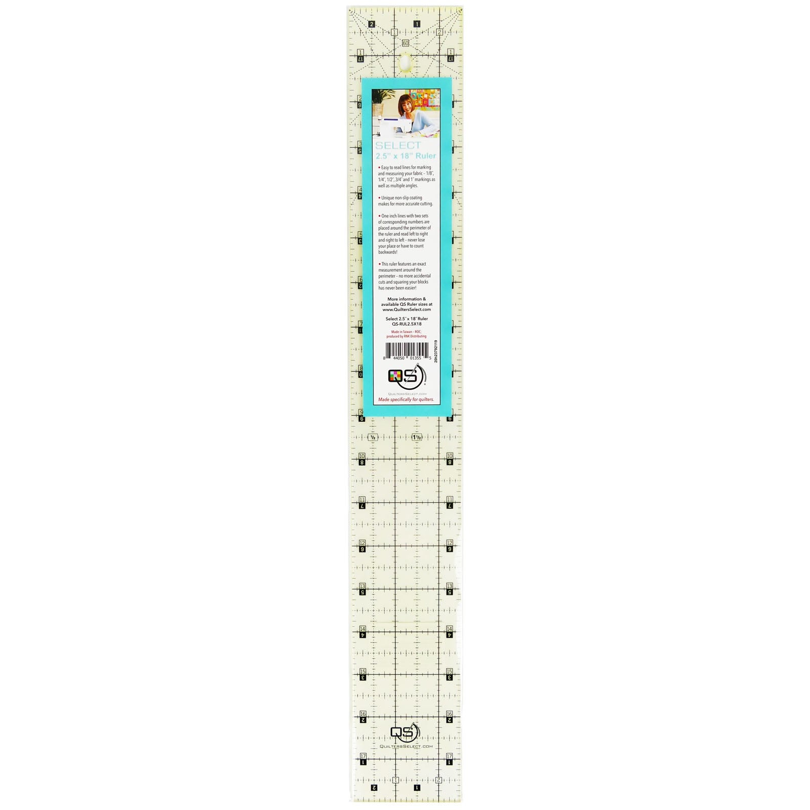Quilters Select 2.5 Inch X 18 Inch Ruler