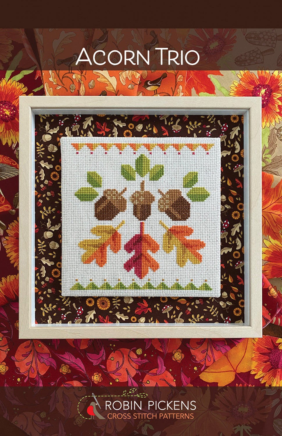 Acorn Trio Cross Stitch