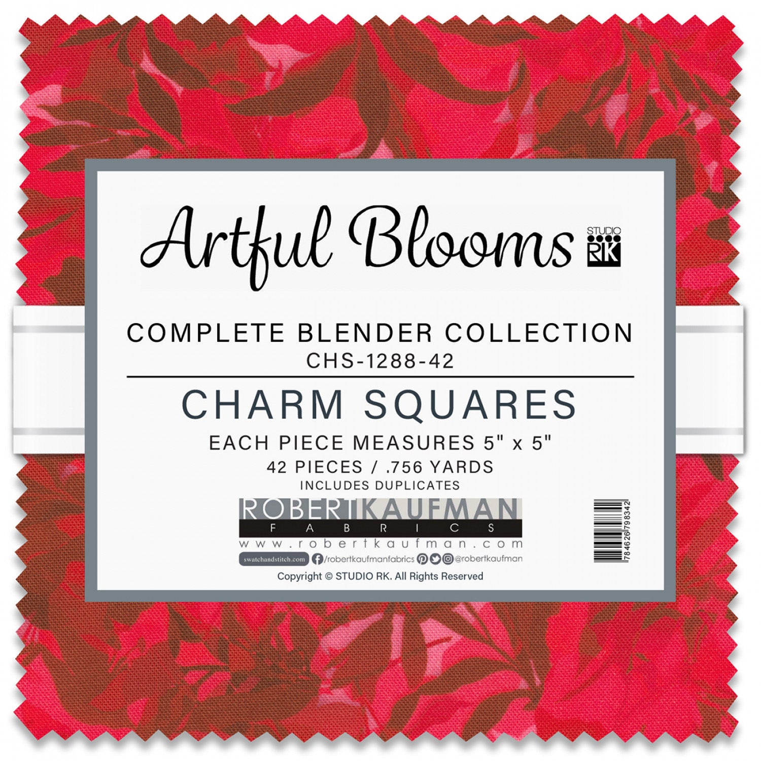 Artful Blooms Complete Blender Collection Charm Squares CHS-1288-42