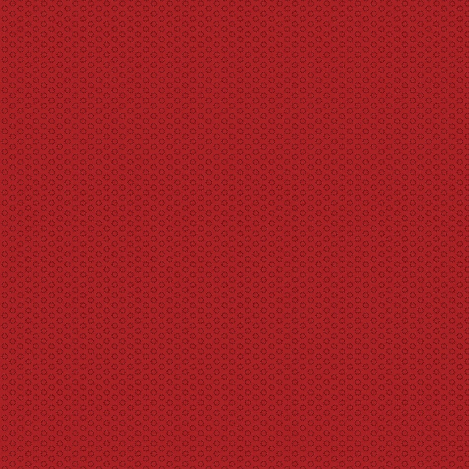 Essentials Red Carpet 1817 39091 333 Red Tiny Rings - Fat Quarter
