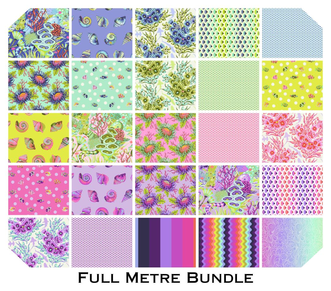 Floral Reef 25-Piece Full Metre Bundle (Preorder/Prepay: Read descript