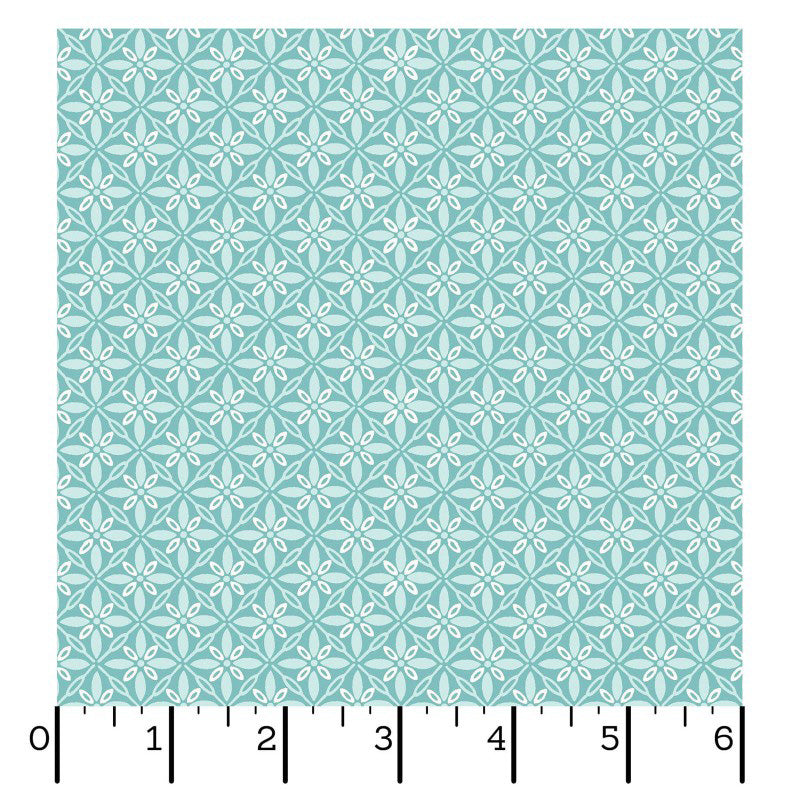 Kimberbell Basics Flannel MASF9396-Q Tufted Aqua - Fat Quarter