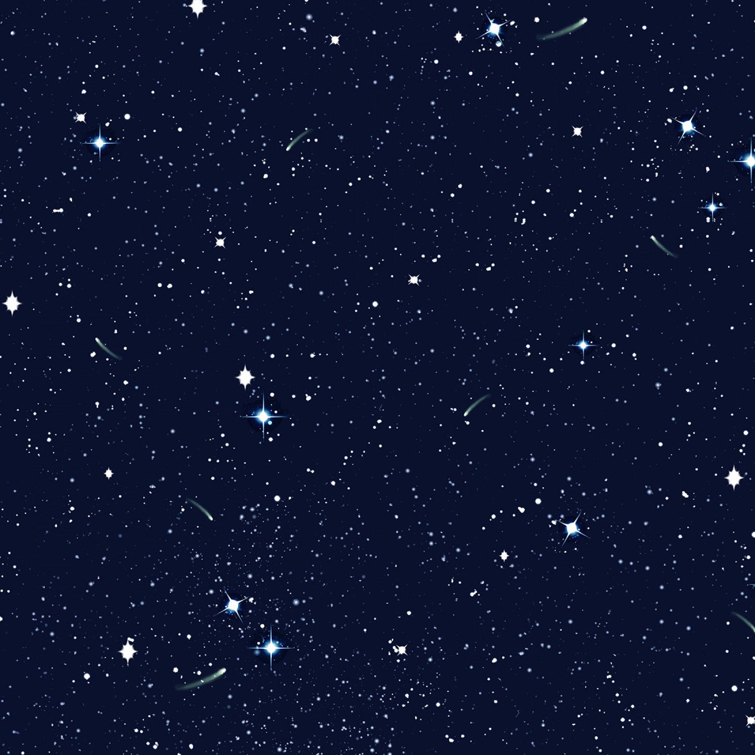 Landscapes 52113D-X Multi Twinkle Twinkle - Fat Quarter