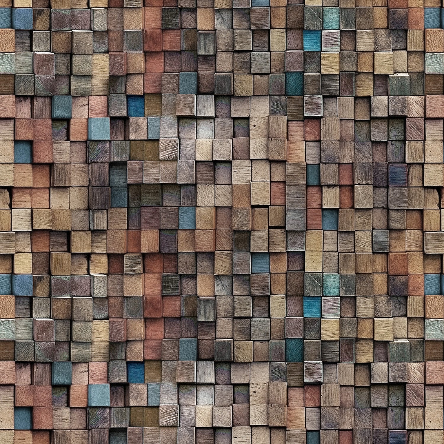 Out of the Woodwork 8558-38 Mocha - Fat Quarter