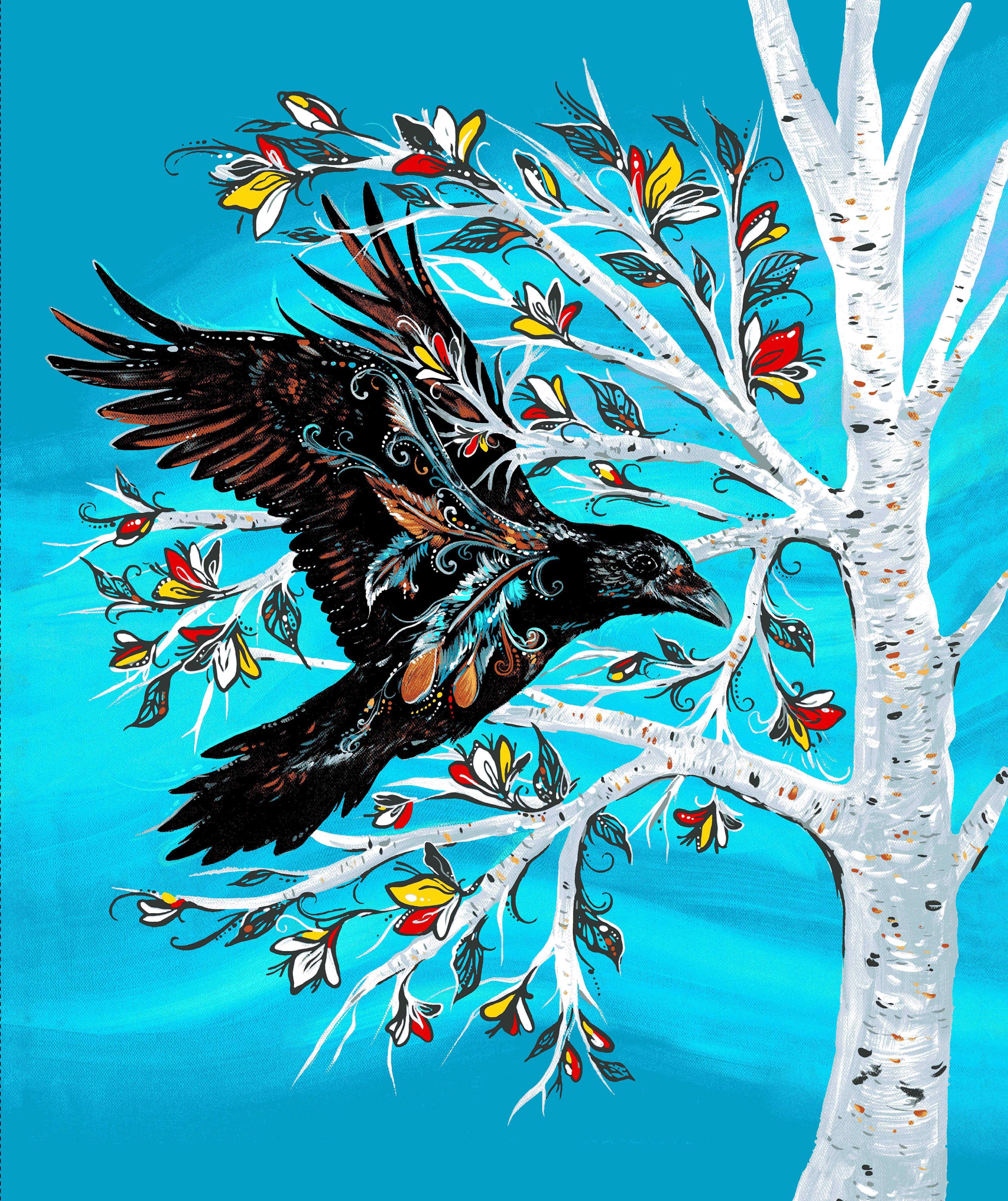 Raven Tree Panel CAJ-0001MP Turquoise Panel