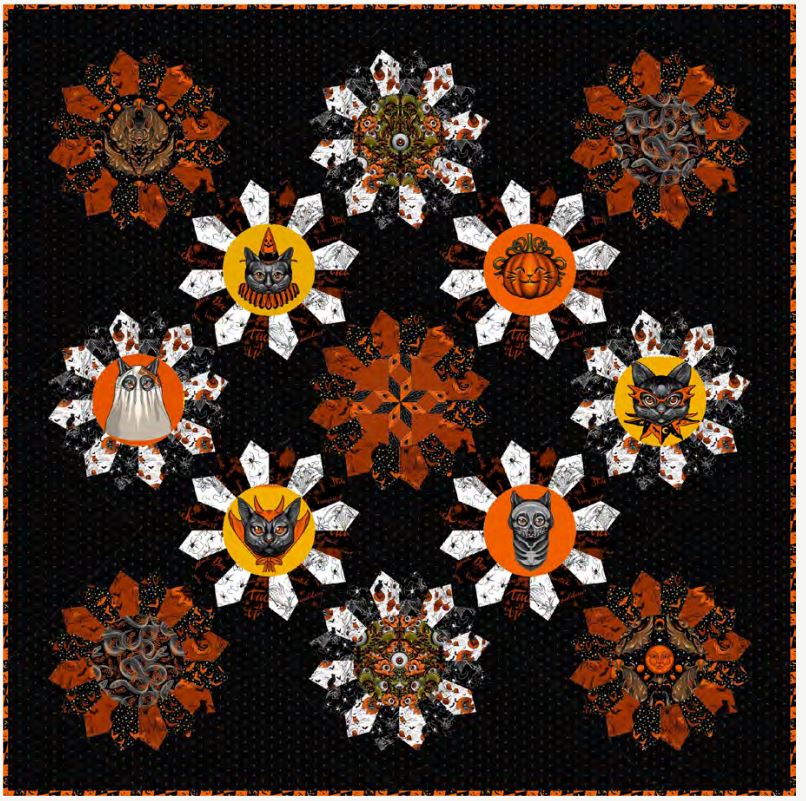 Spooky Spinners Free PDF Quilt Pattern