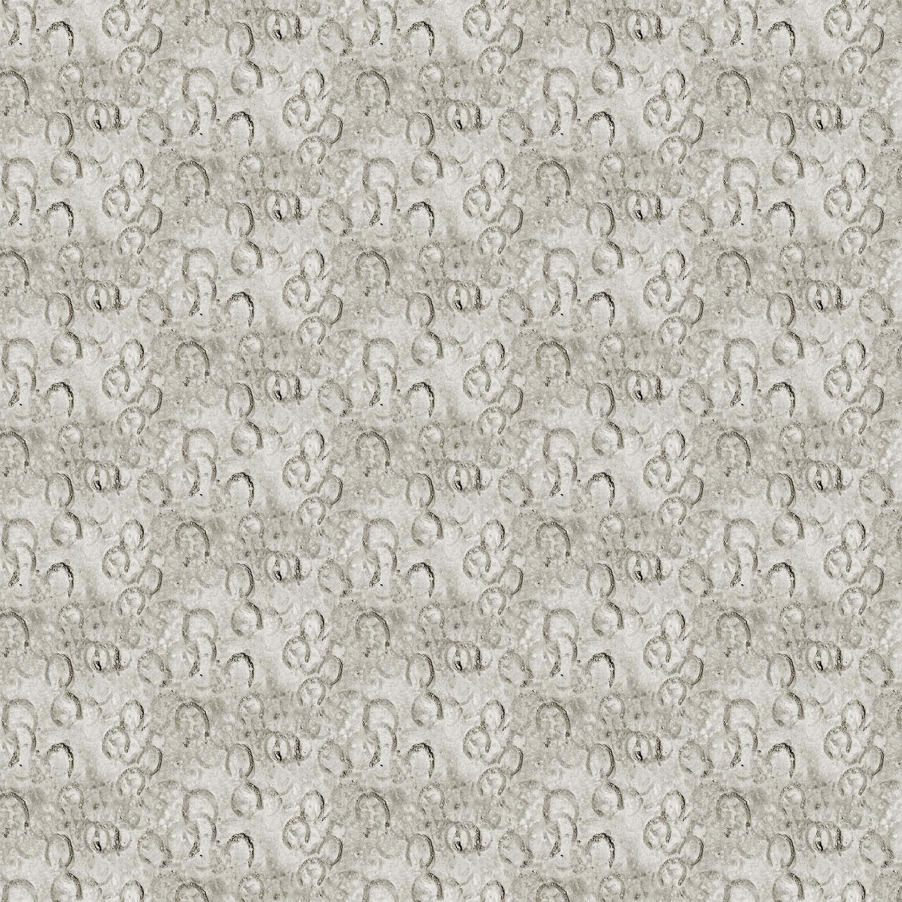 Stallion DP26814-93 Light Gray Hoof Texture - Fat Quarter