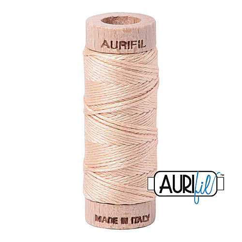 Aurifil Mako Cotton 6-Strand Floss 16 m (18 yd.) spool - 2315 Shell (B