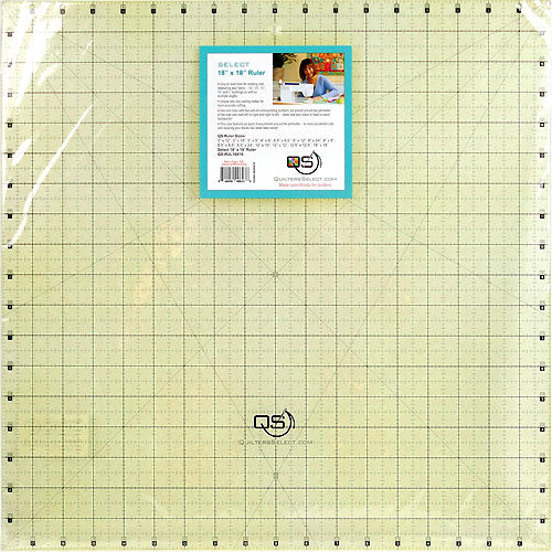 Quilters Select 18 Inch X 18 Inch Ruler (By Special Order: Read descri
