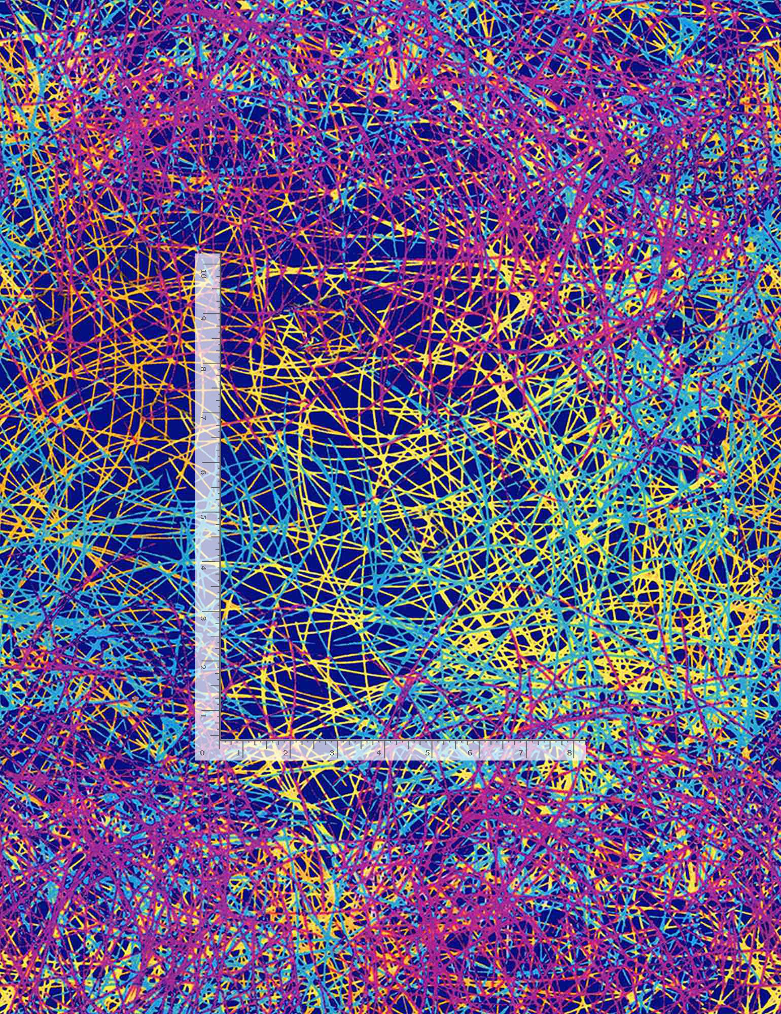 Painted Paradise PAINT-CD8720 NAVY Pollock Abstract Paint Splatter - F